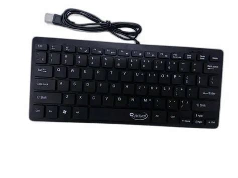 Wired Black Quantum Qhm7307 Mini Keyboard Size Small At Rs 1500 Piece In New Delhi