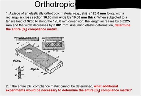 Orthotropic 1 A Piece Of An Elastically Orthotropic Chegg Com