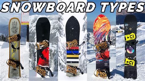 Different Snowboard Shapes At Martha Cannon Blog