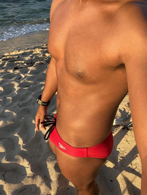 A Nice Red Suit Gets Lots Of Attention R Speedos