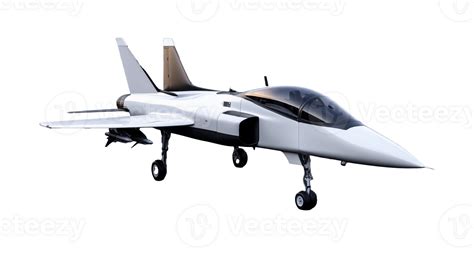 Modern Fighter Jet Design With Sleek Lines And Aerodynamic Features On