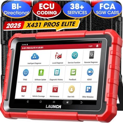 Amazon.com: LAUNCH X431 PRO Elite OBD2 Scanner 2024 New Bidirectional ...