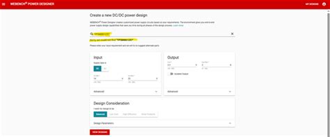 Tpsm861257 How To Use Of Webench Power Designer Power Management Forum Power Management