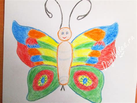 Как нарисовать бабочку карандашом поэтапно для детей