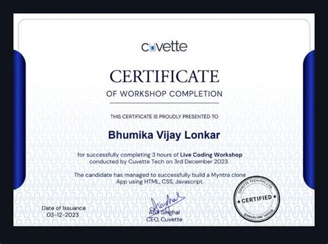 Bhumika Lonkar On Linkedin Workshop Cuvette Html Css Javascript