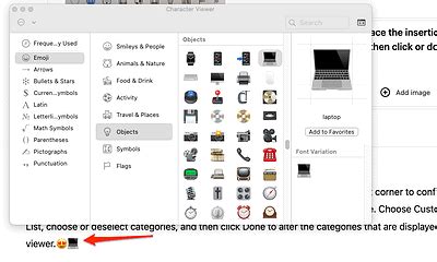How To Access The MacOS Emoji Keyboard
