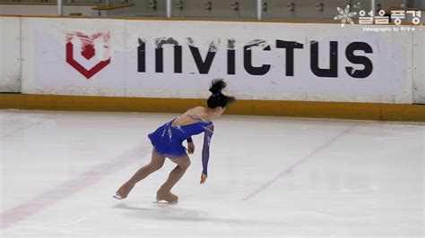 Sp 03 윤선민세화여고2 2016년 동계체전 피겨 서울시예선 A조 여고부 Youtube