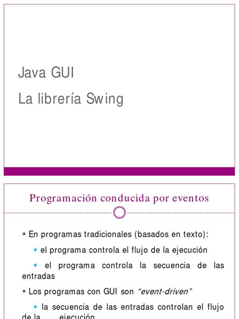 La Libreria Swing En Java Pdf