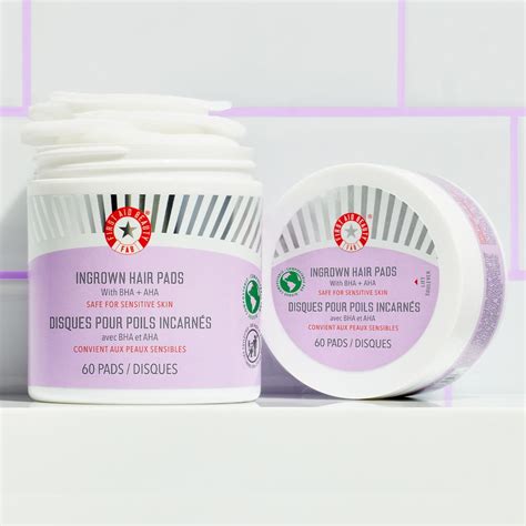 Ingrown Hair Pads Płatki Biodegradowalne Na Wrastające Włoski 60 Szt