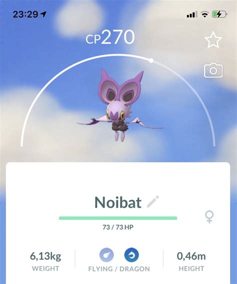 Noibat Pokemon Go Pokemon Trading Card Game 194 091 Noibat Shiny