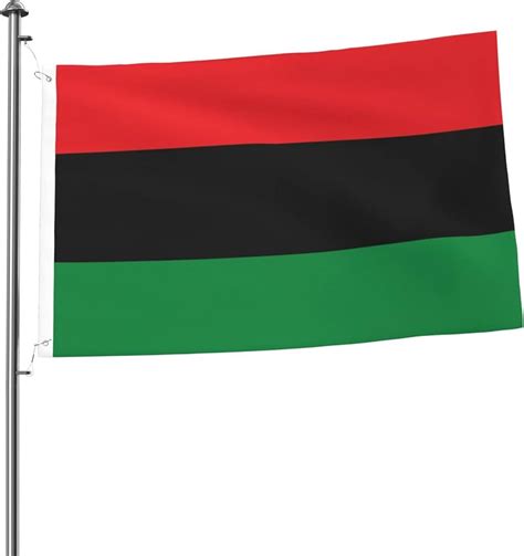 Black Red And Green Flag