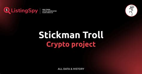 Stickman Troll Crypto Project Stroll Token Listings Events Analysis Listingspy