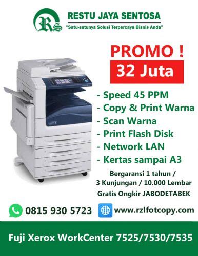 Fuji Xerox Wc 7535 Cv Restu Jaya Sentosa