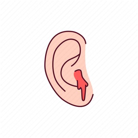 Bleeding Ear Organ Icon Download On Iconfinder