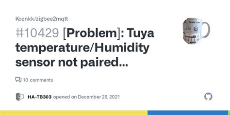 Problem Tuya Temperaturehumidity Sensor Not Paired Correctly