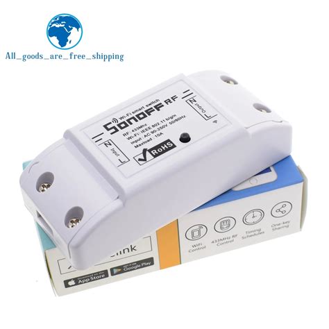 Sonoff Rf Wifi Smart Switch Interruptor 433mhz Rf Receiver Intelligent