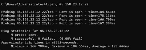 1293 Windows电脑使用tcping命令检测服务器端口是否正常windows Tcping Csdn博客