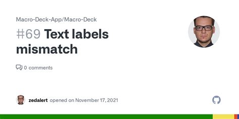 Text Labels Mismatch · Issue 69 · Macro Deck Appmacro Deck · Github
