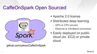 April HUG CaffeOnSpark Distributed Deep Learning On Spark Clusters PPTX