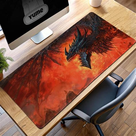 Deathwing World Of Warcraft Gaming Mouse Pad Cataclysm Dragon Desk Mat