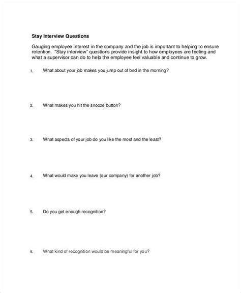 24 Interview Questionnaire Examples To Download