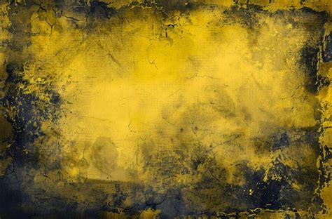 Yellow Grunge Background Texture Premium Ai Generated Image