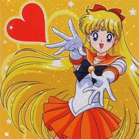 Orange Sailor Venus Sailor Chibi Moon Sailor Moon Fan Art
