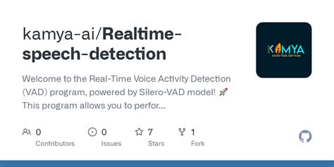 Github Kamya Airealtime Speech Detection Welcome To The Real Time
