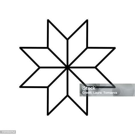 Snowflake 격리된 단일 아이콘입니다 벡터 일러스트 디자인 요소입니다 흰색 배경에 검은 윤곽선입니다 0명에 대한 스톡 벡터