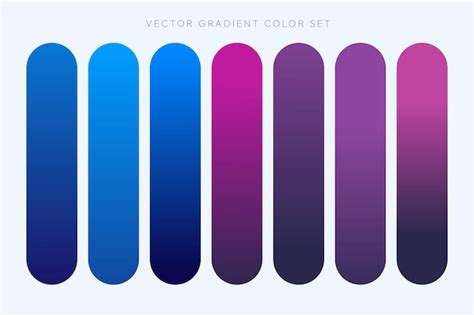 Premium Vector Gradient Color Set Elements