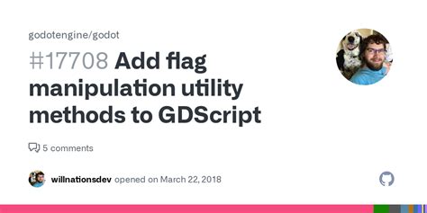Add Flag Manipulation Utility Methods To Gdscript · Issue 17708