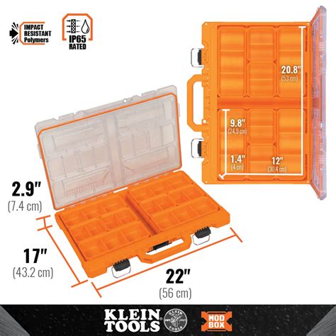 MODbox Short Component Box Full Width 54807MB Klein Tools