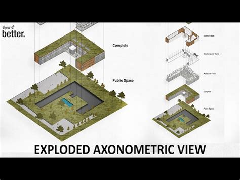 Exploded Axonometric Drawing At PaintingValley Com Explore Collection Of Exploded Axonometric