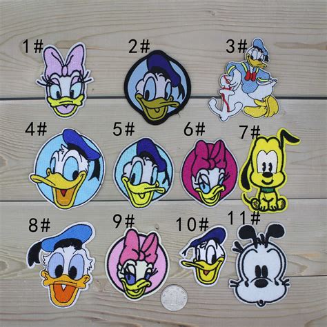 刺绣卡通布贴补丁贴衣服熨烫手缝徽章迪士尼唐老鸭黛西水手布鲁托虎窝淘