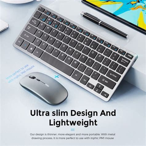 3rd Generation Rechargeable Wireless Bluetooth Keyboard Wireless Mouse
