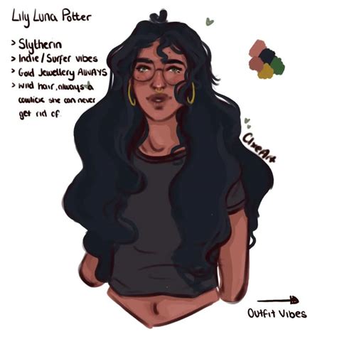 Lily Luna Potter In 2025 Harry Potter Fan Art Gay Harry Potter Fem Harry Potter