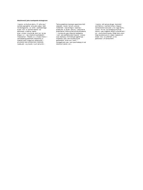 Modułowość Jako Rozwiązanie Ekologiczne Pdf