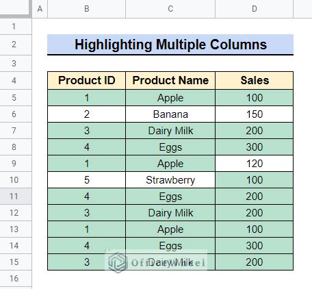 How To Use Formula To Highlight Duplicates In Google Sheets