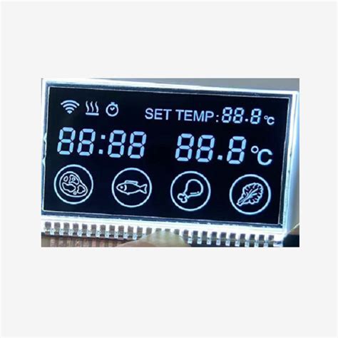 lcd custom alphanumeric display module 7 segment transmissive lcd screen