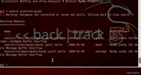 metasploit 模块或漏洞的查找和选择 metasploit如何搜索应用程序漏洞的特定版本 csdn博客