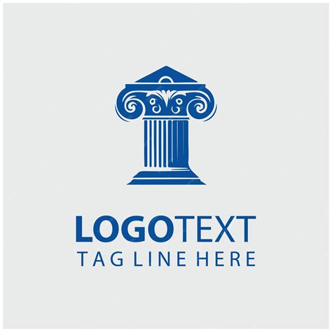 Premium Vector Classical Column Logo Illustrations
