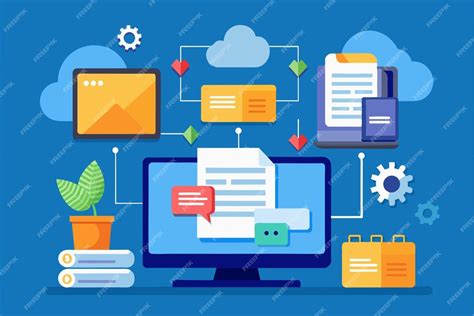 A Detailed Representation Of File Synchronization Featuring Documents Devices And Cloud Elements