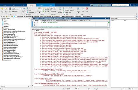Python Or Matlab Api Not Connecting To The Mokugo Mokugo Liquid Instruments
