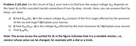 Solved Problem Pts For The Circuit Of Fig Your Chegg
