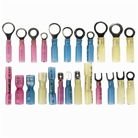 Wire Terminal Connectors 5 Pack 18 22awg Bend Battery Llc