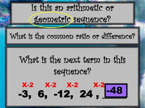 PPT Prize Sequences Arithmetic Geometric Patterns Explained PowerPoint Presentation ID