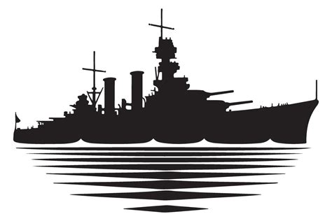 Battleship Silhouette