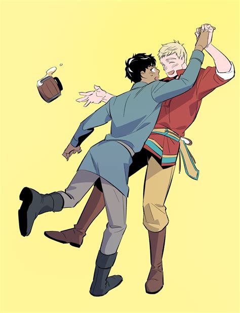 Laios Touden And Kabru Dungeon Meshi Drawn By Daki Info Danbooru