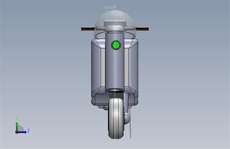 小型摩托车3d模型 Solidworks 2012 模型图纸下载 懒石网