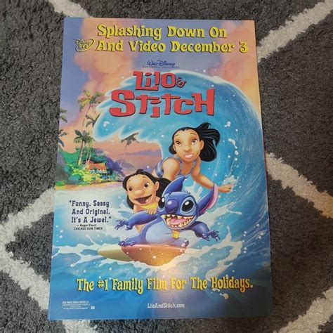 Lilo And Stitch Vintage Store Display Poster 10 X 155 Disney Home